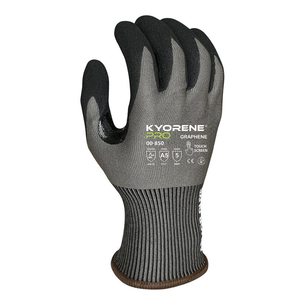 Armor Guys Kyorene Pro 00-850-XL Gray 15 Gauge A5 Graphene Gloves with ...