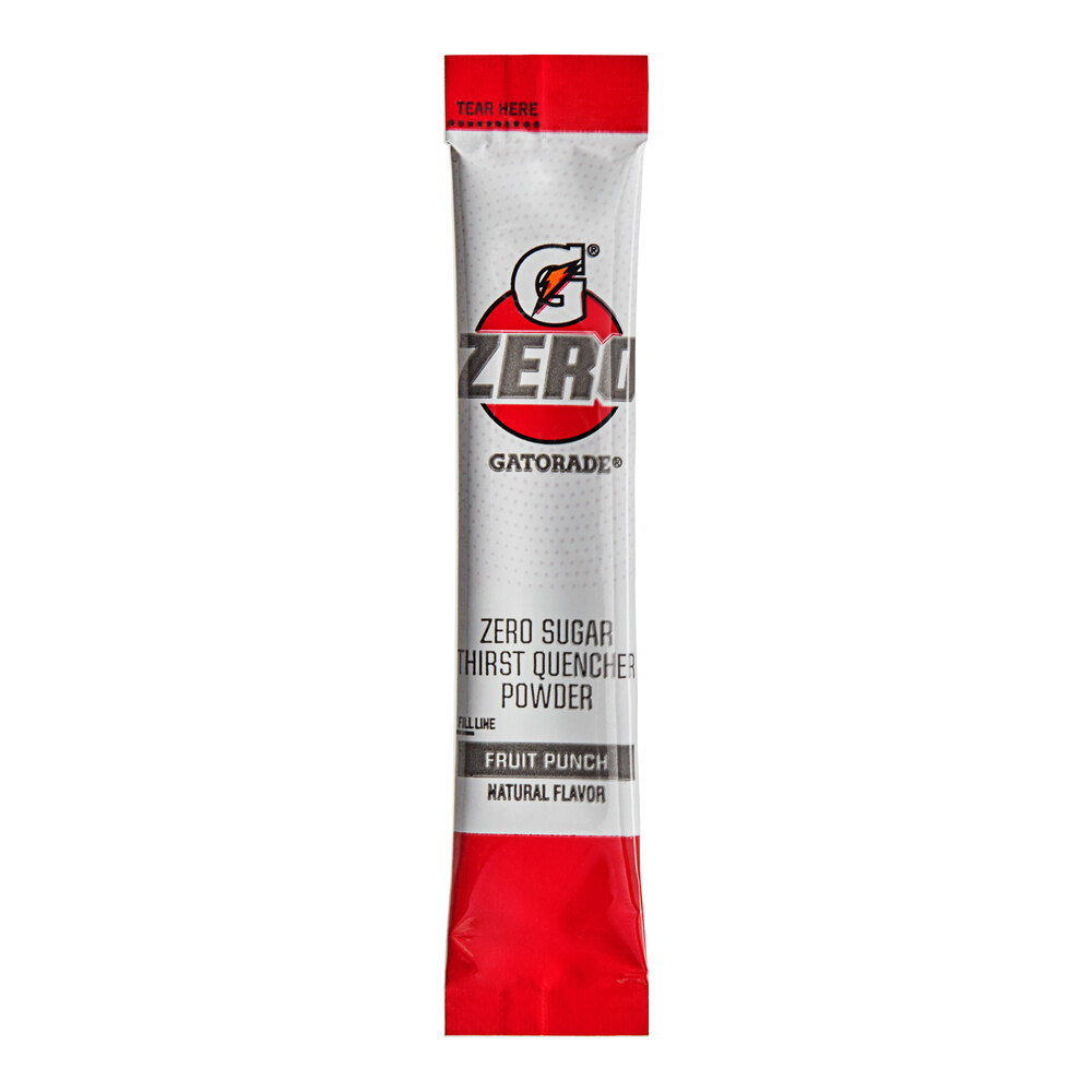 Gatorade Thirst Quencher Zero Sugar Fruit Punch Sports Drink Powder ...
