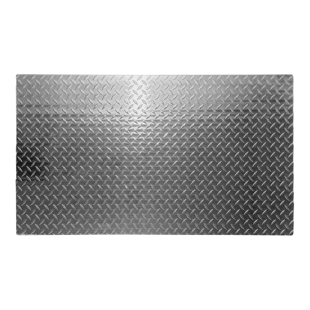 Ashland PolyTrap HDCV-75 43 1/4" x 24 1/4" x 1/4" Diamond Plate Cover ...