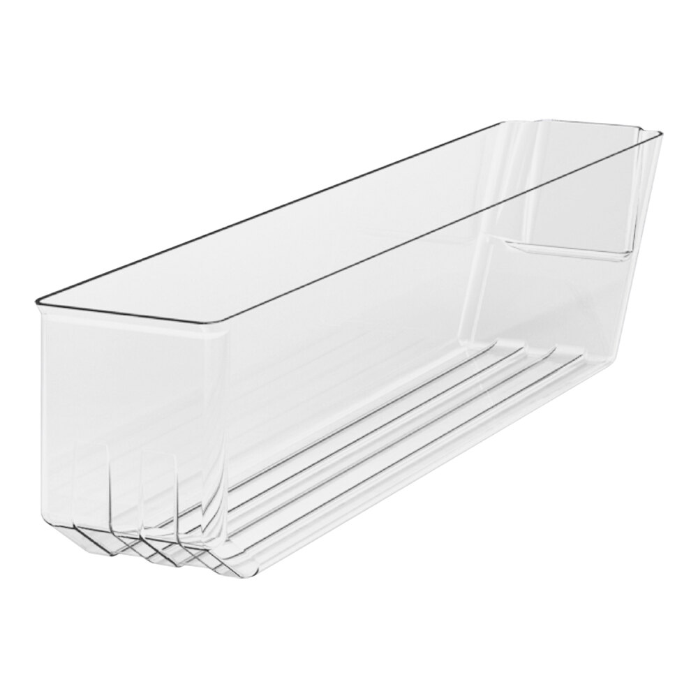Borray Manufacturer Inc. 27" x 6" x 7 1/2" Clear Molded Plastic Bulk ...