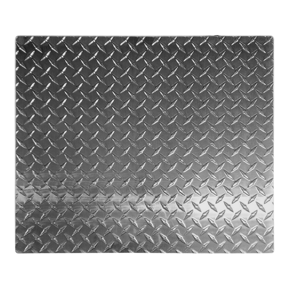 Ashland PolyTrap HDCV-15 22 1/2" x 19 1/2" x 1/4" Diamond Plate Cover ...