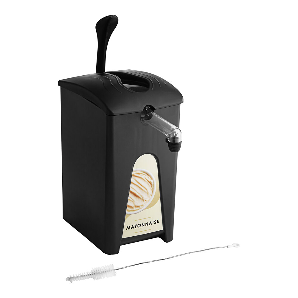 ServSense 1.5 Gallon Plastic Mayonnaise Pouch Dispenser with 16 mm Fitment