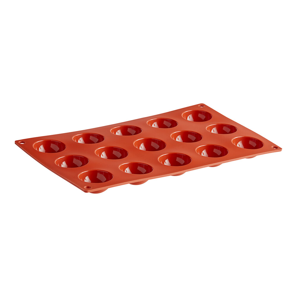 Pavoni Formaflex 15 Compartment Round Silicone Baking Mold FR003 - 1 1/ ...