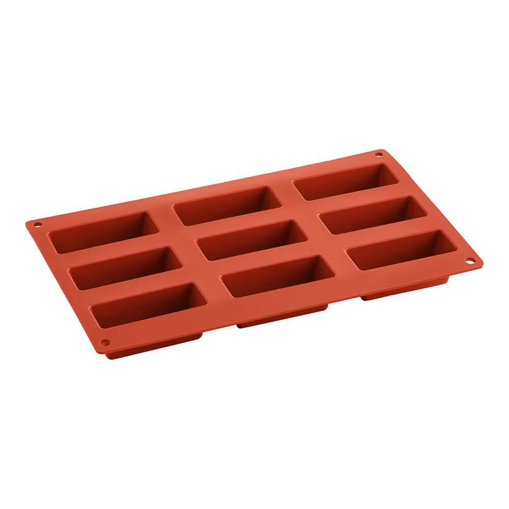 Pavoni Formaflex 9 Compartment Rectangle Silicone Baking Mold FR028 - 3 ...