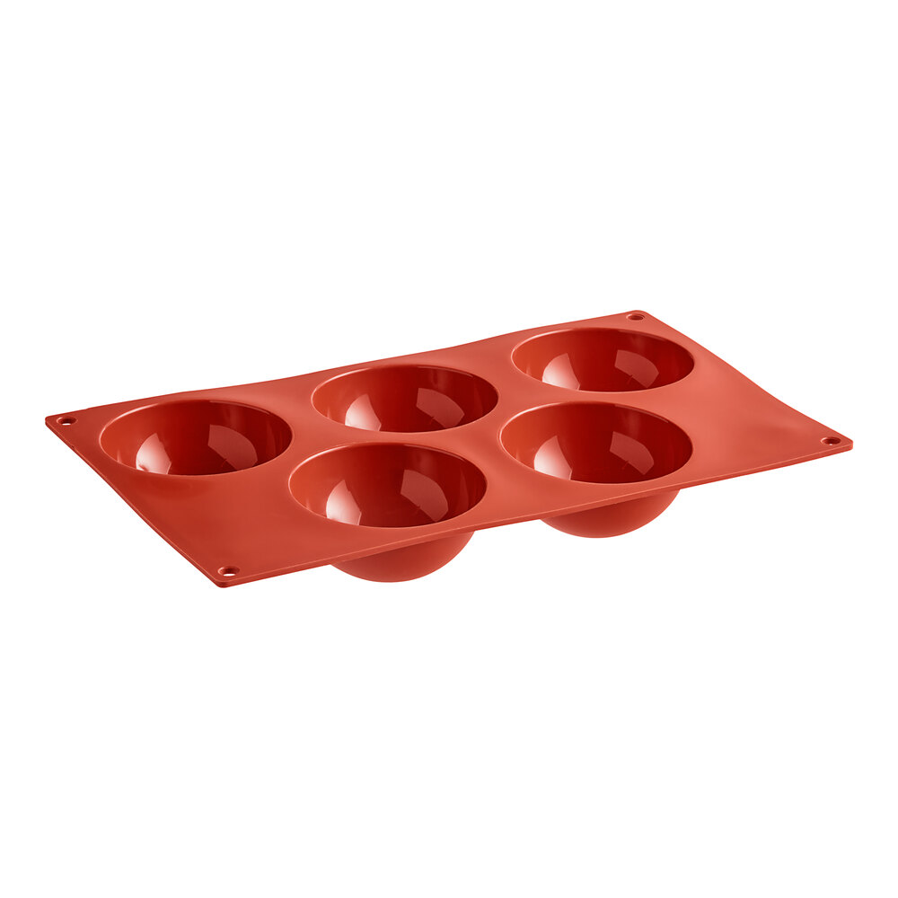 Pavoni Formaflex 5 Compartment Round Silicone Baking Mold FR018 - 3 1/8 ...