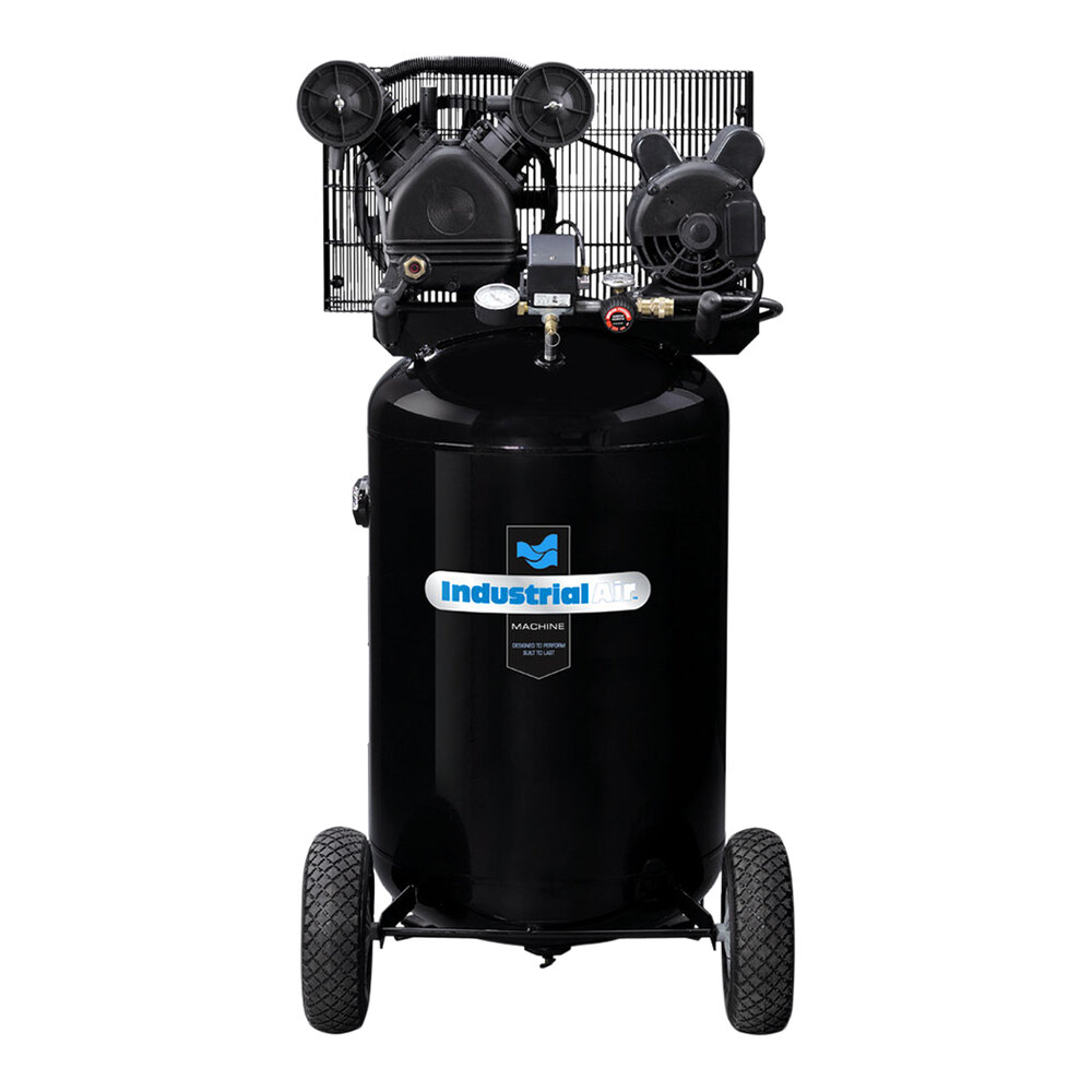 Industrial Air 30 Gallon Portable Vertical Cast Iron Single-Stage Air ...