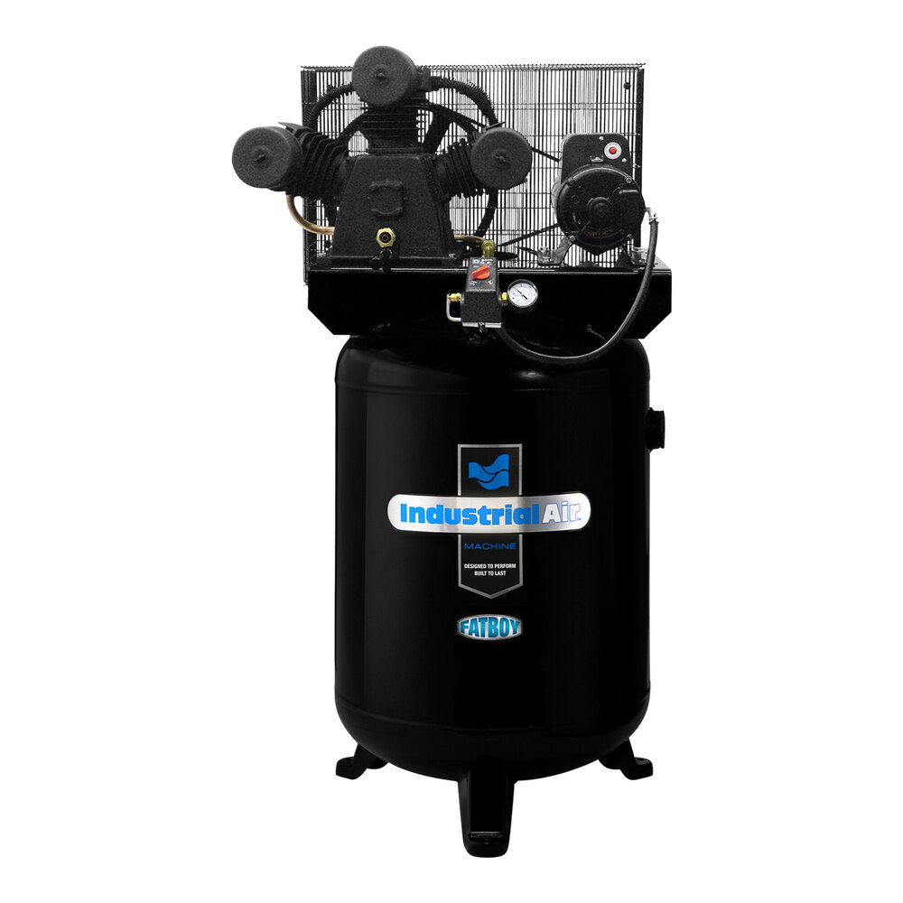 Industrial Air 60 Gallon Stationary Vertical Steel Single-Stage Air ...