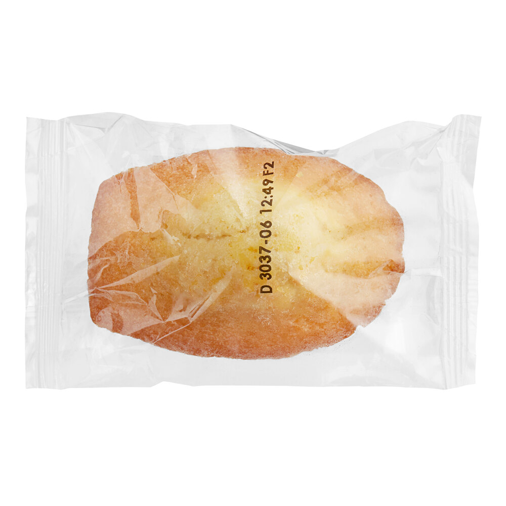 Patisseries Gourmandes Individually Wrapped Pure Butter Madeleine - 60/Case