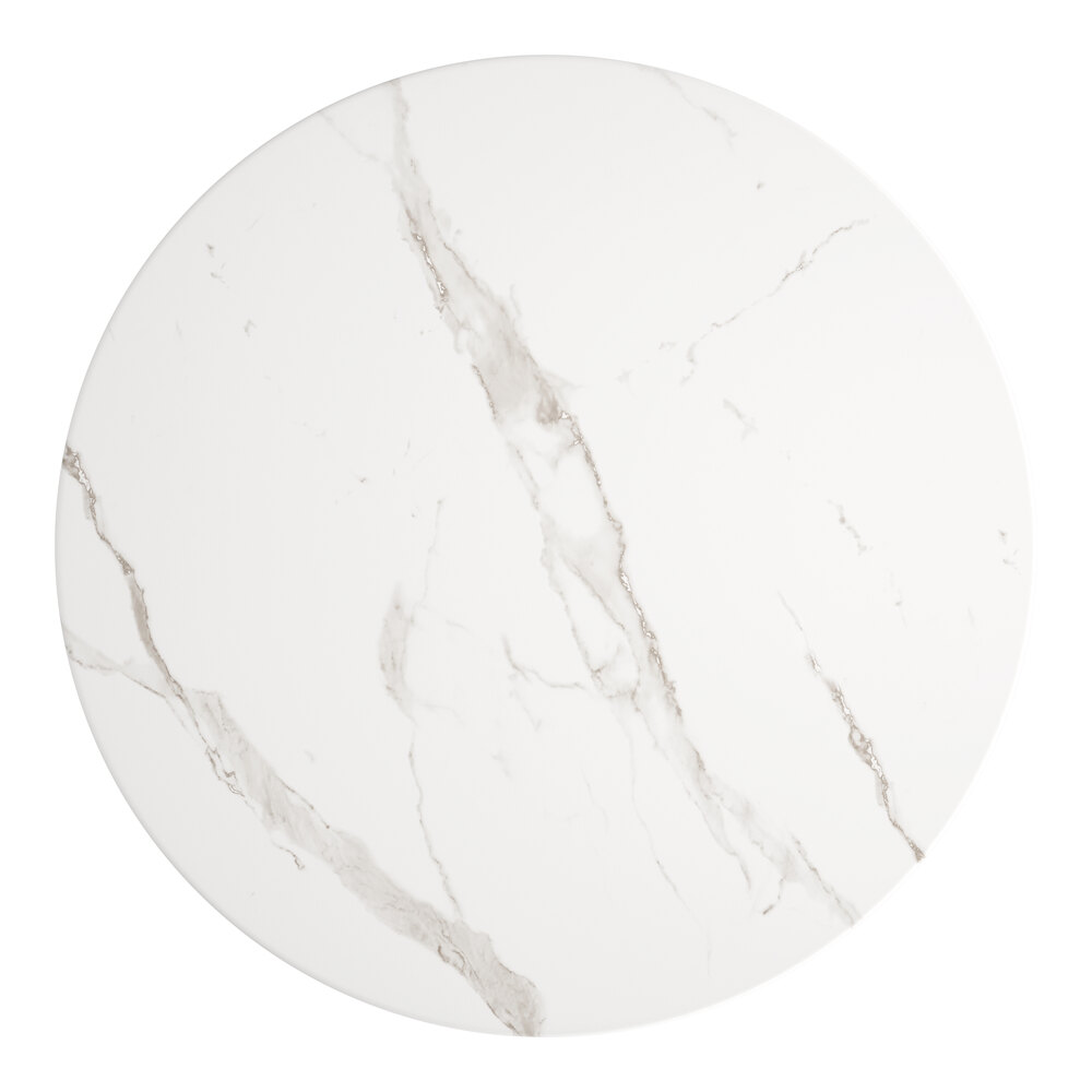 Lancaster Table & Seating 48" Round Thermo-Formed MDF Table Top with ...