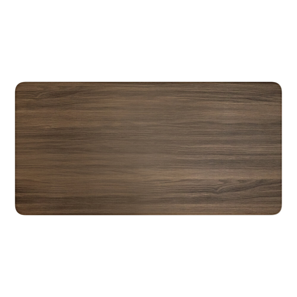 Lancaster Table & Seating 30" x 60" Rectangular Thermo-Formed MDF Table ...