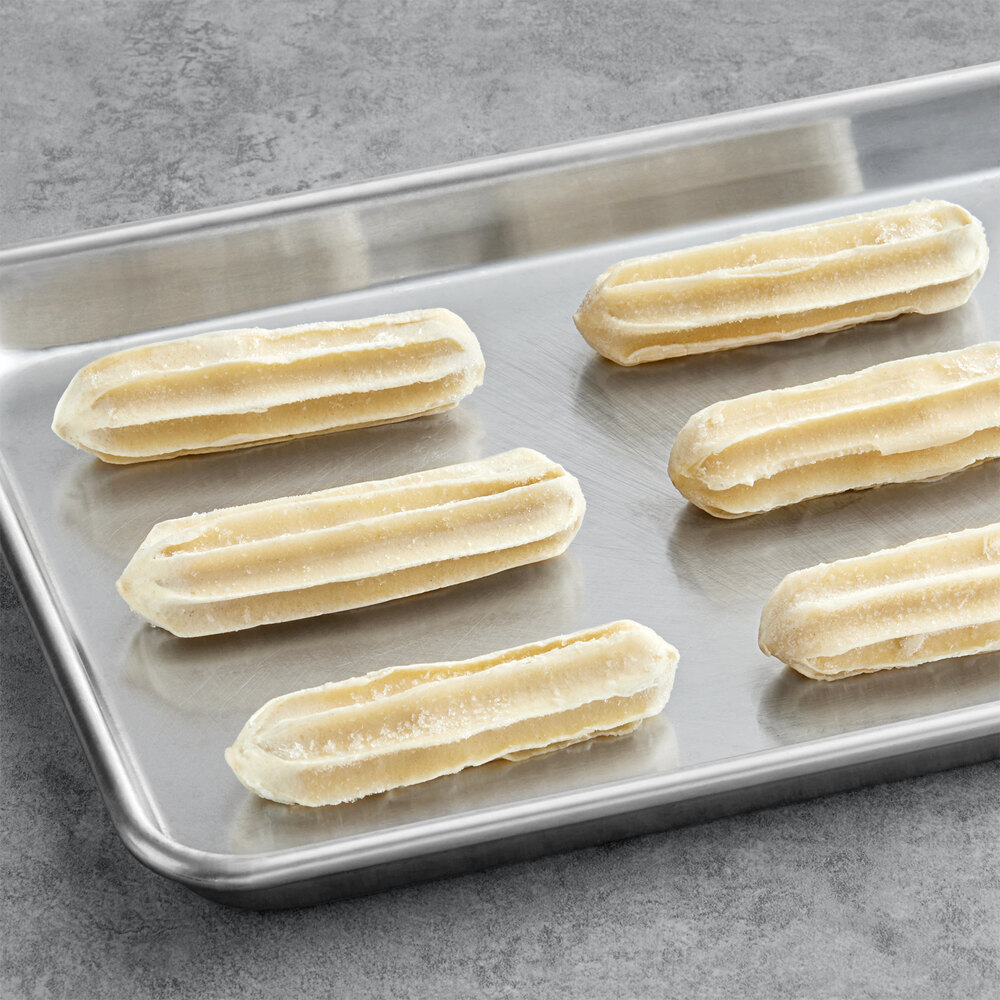 White Toque 4 1/4" Chocolate Hazelnut Filled Churros 4 lb. - 4/Case