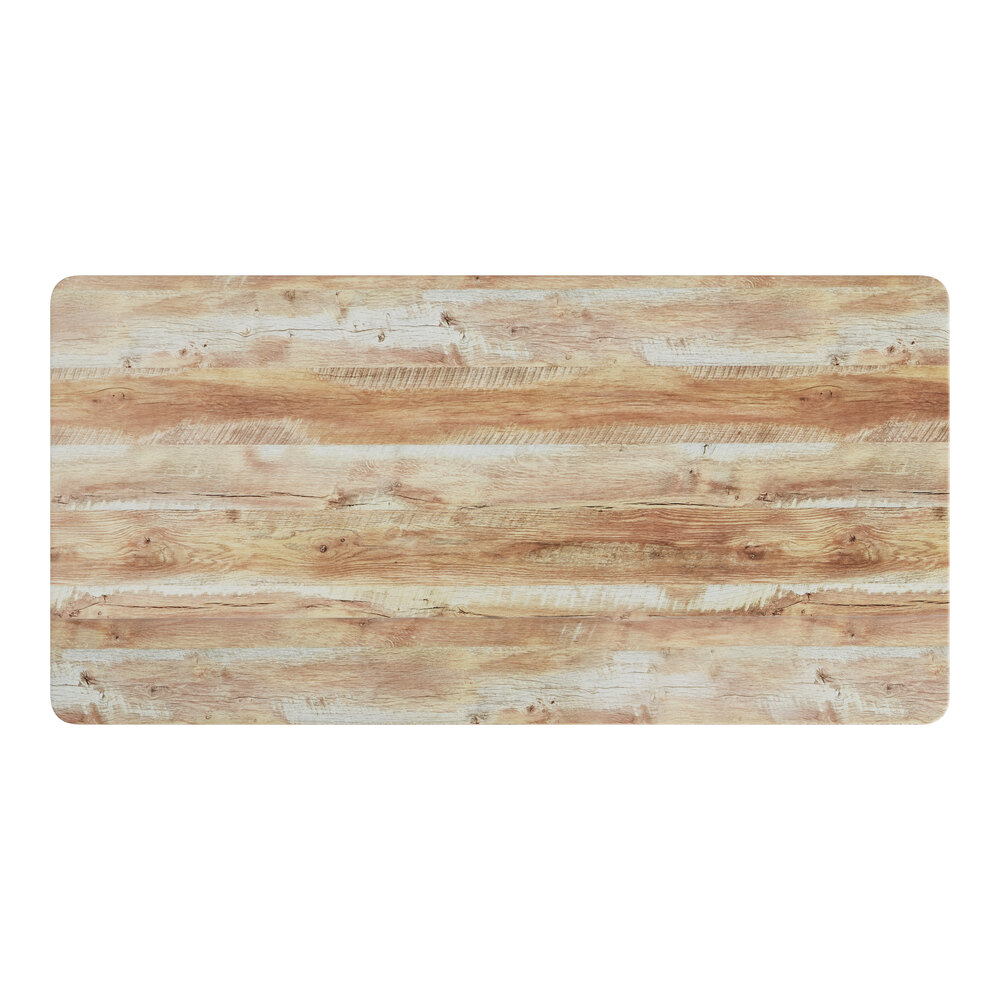 Lancaster Table & Seating 36" x 72" Rectangular Thermo-Formed MDF Table ...