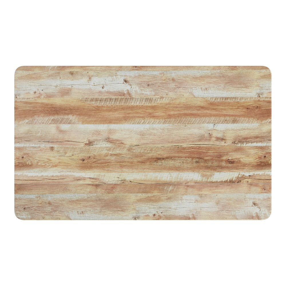 Lancaster Table & Seating 36" x 60" Rectangular Thermo-Formed MDF Table ...