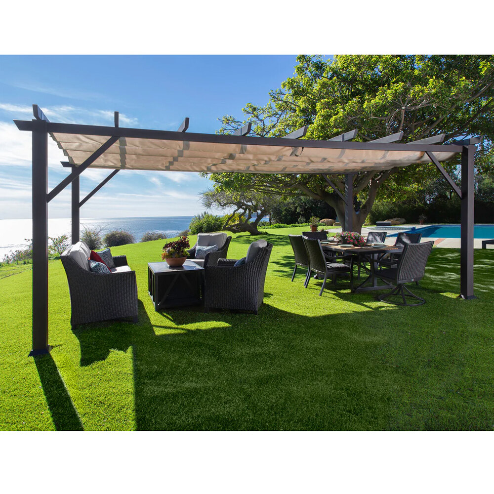 Paragon 12' x 20' Modena Faux Wood Pergola
