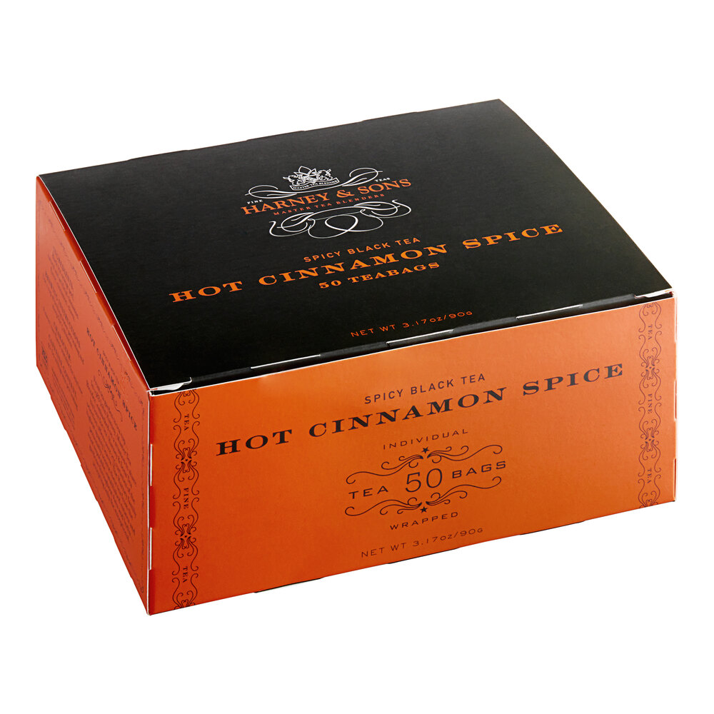 Harney & Sons Hot Cinnamon Spice Tea Bags - 50/Box