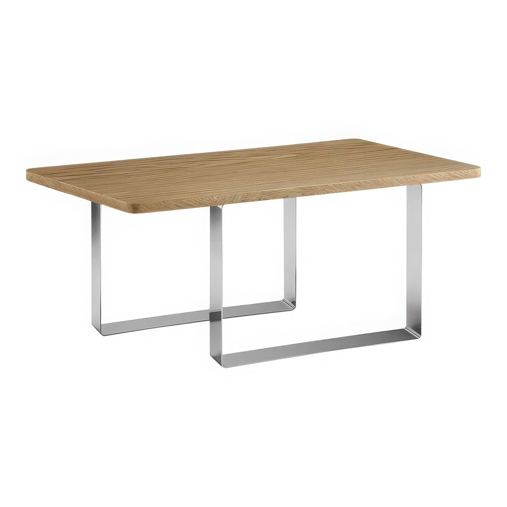 Hepp Sequence from BauscherHepp 26 3/8" x 10 5/8" Medium Oak Pedestal Plate