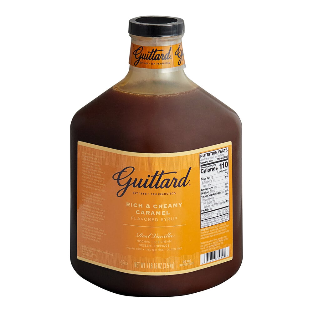 Guittard Rich and Creamy Caramel Flavoring Sauce 101 fl. oz.