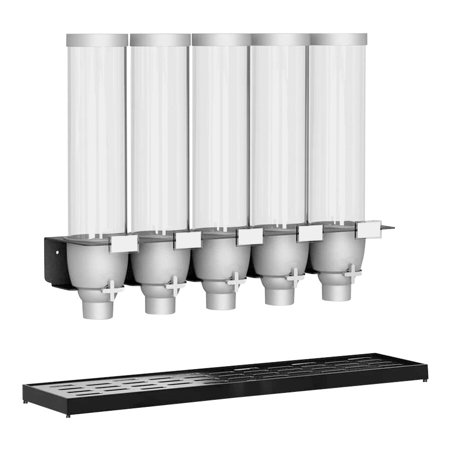 Rosseto EZS-K Modulite EZ-SERV 1.3 Gallon 5 Container Dispenser Kit