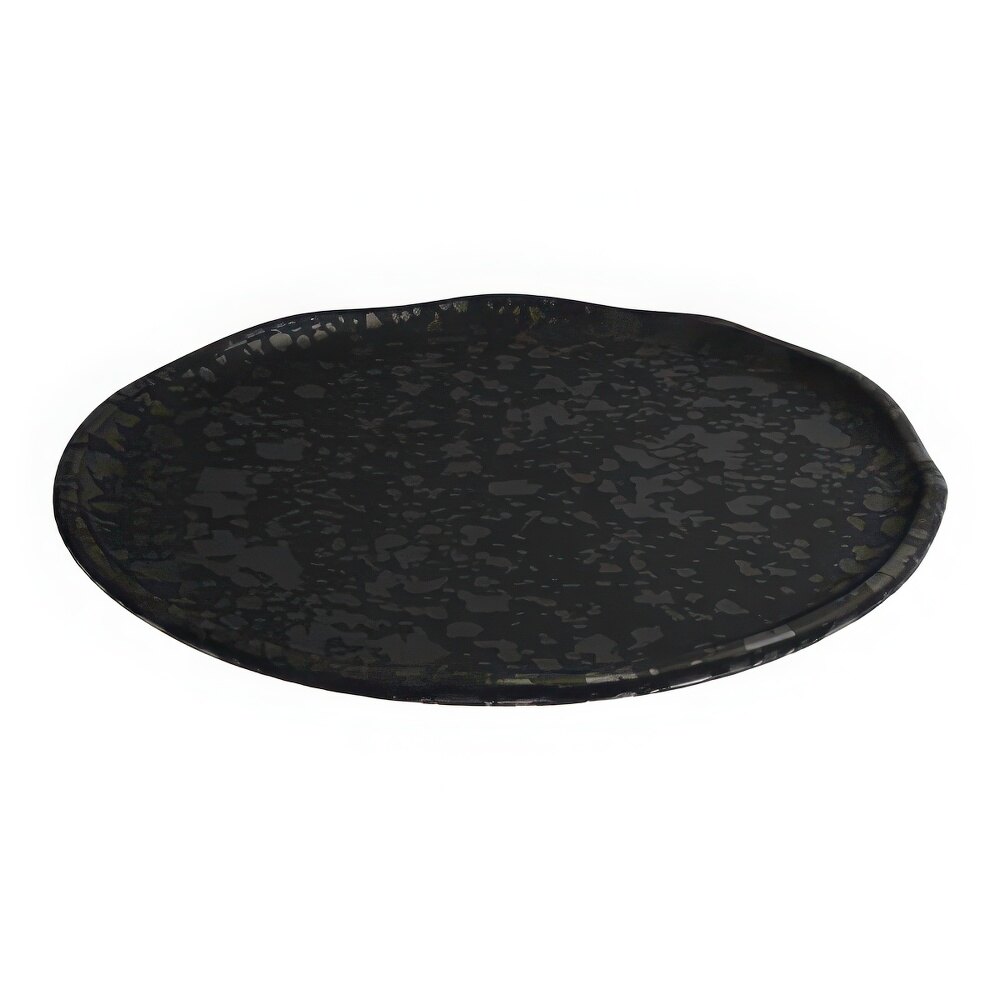 Dalebrook Mineral from Global Tableware Collective 8" Black Crackle ...