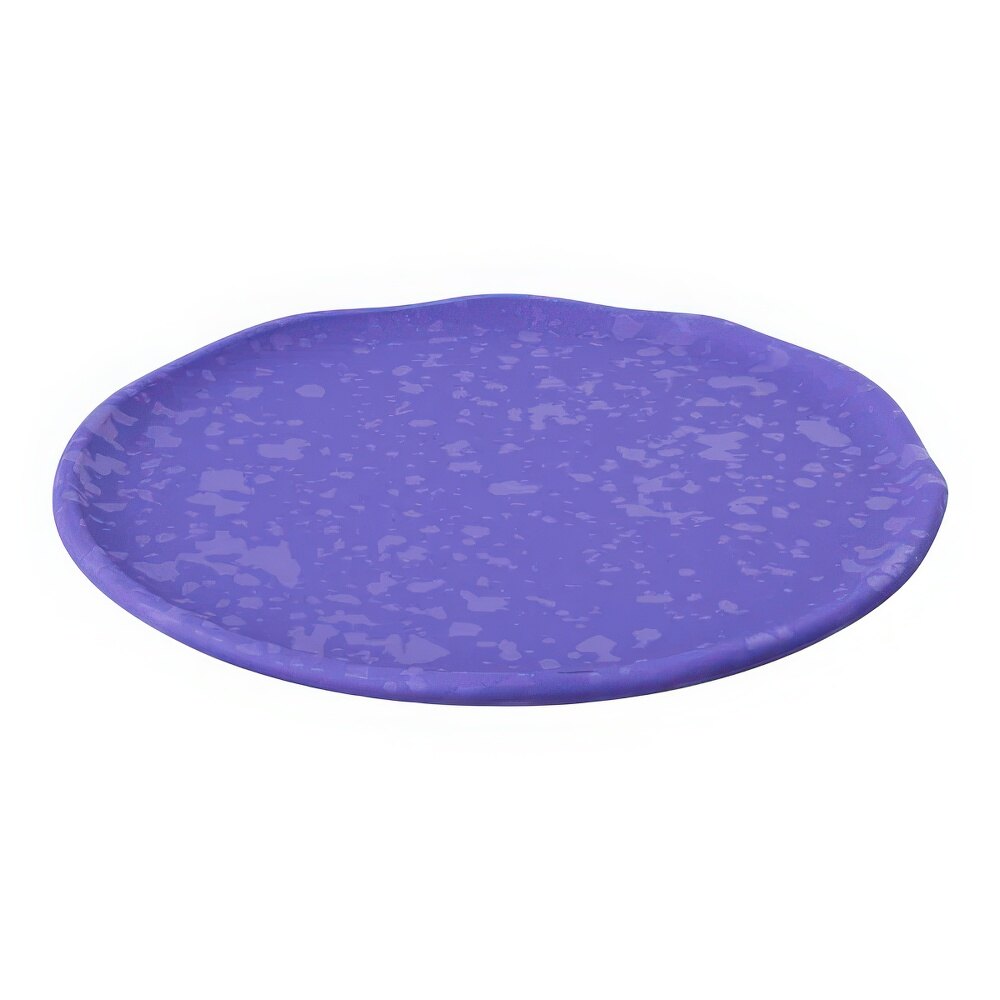 Dalebrook from BauscherHepp Mineral 8" Blue Crackle Melamine Plate - 6/Case