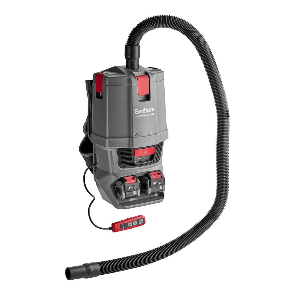 Sanitaire Transport SC580A 4 Qt. Cordless Brushless Backpack Vacuum ...