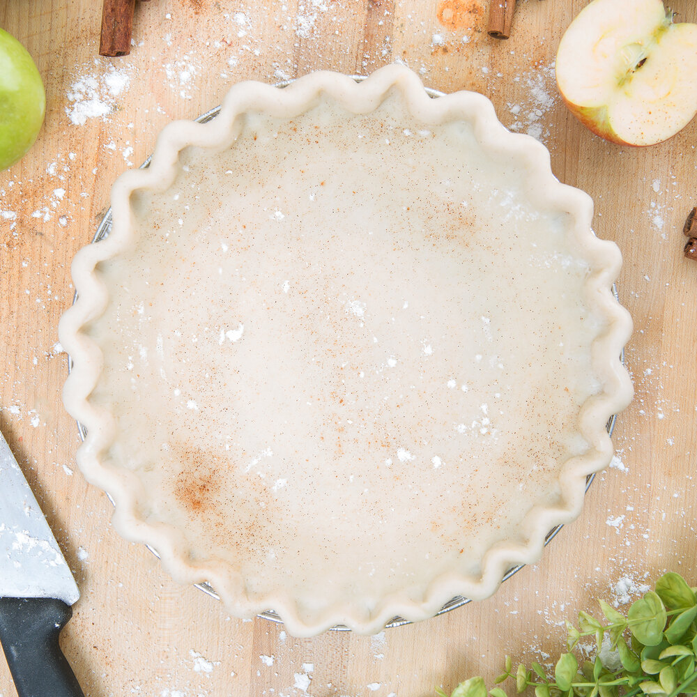 Baker's Lane 9 5/8" x 1 3/16" Deep Foil Pie Pan - 500/Case