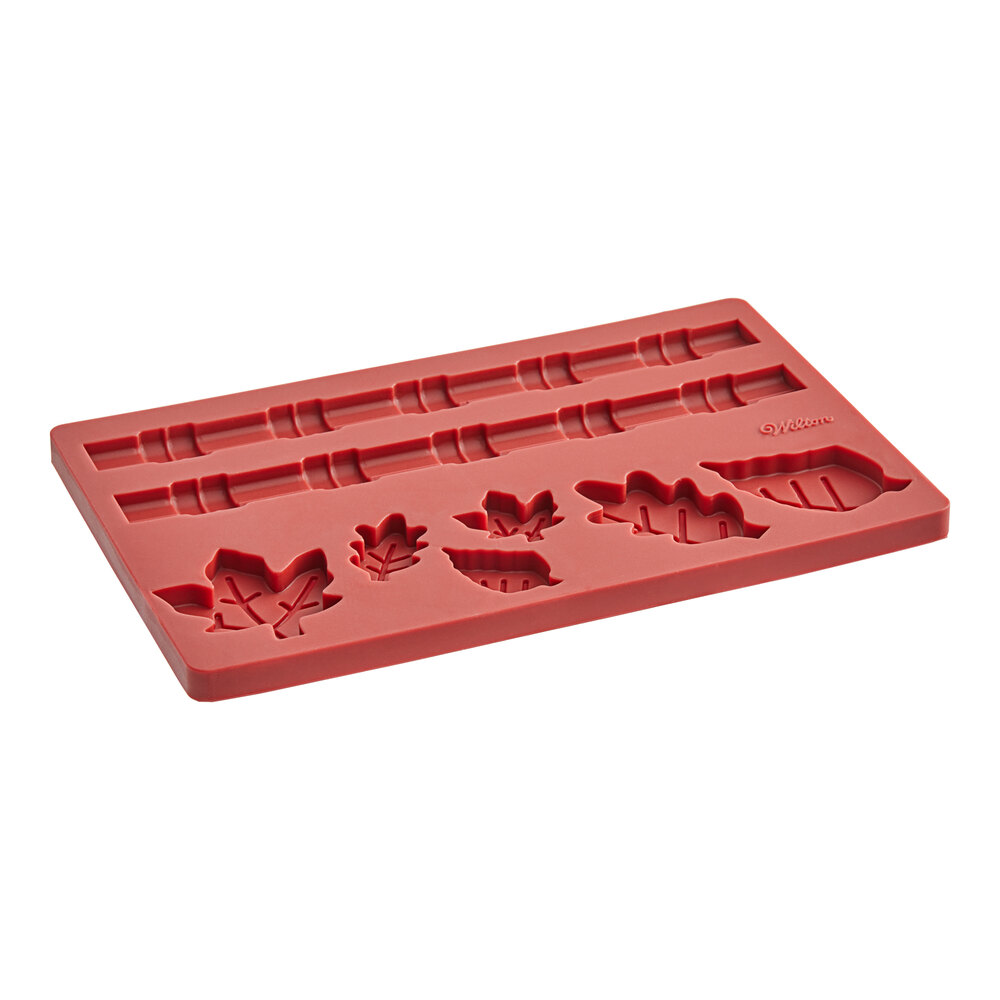 Wilton 10 1/2" x 5 1/4" 8-Compartment Decorative Autumn Pie Crust ...