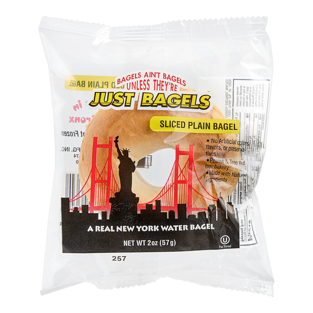 Just Bagels Authentic New York Pre-Sliced Individually Wrapped Mini ...