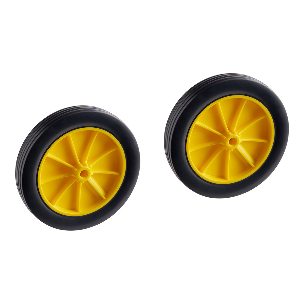 Lavex Rear Wheel Caster Set for Premium Janitor Carts