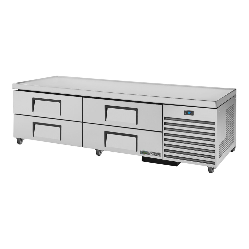 True TRCB-79-HC 79 1/4" Refrigerated Chef Base with 4 Drawers