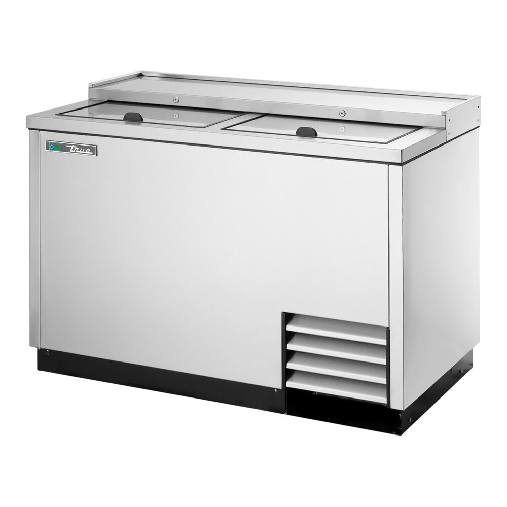 True TD-50-18-S-HC 49 5/8" Stainless Steel Horizontal Bottle Cooler
