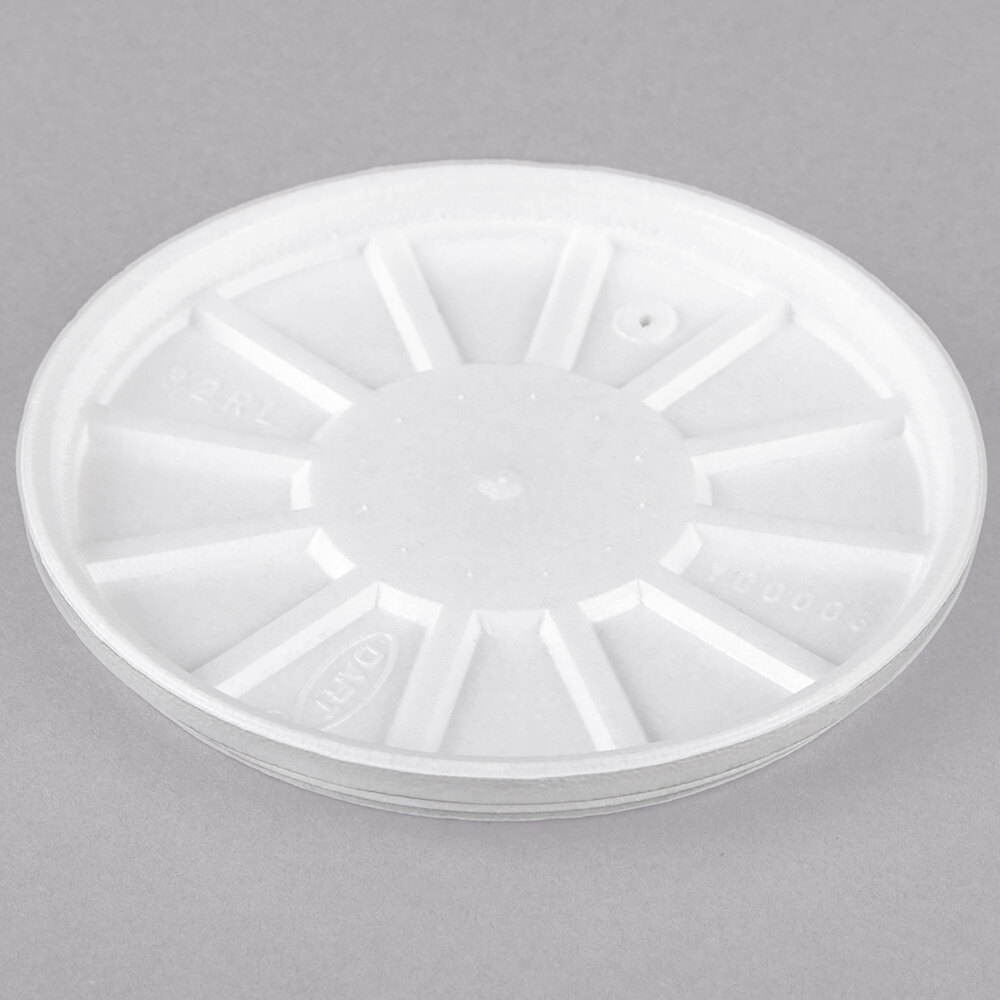 Dart 32RL Foam Vented Lid - 50/US, Mexico, UK - 50/Pack