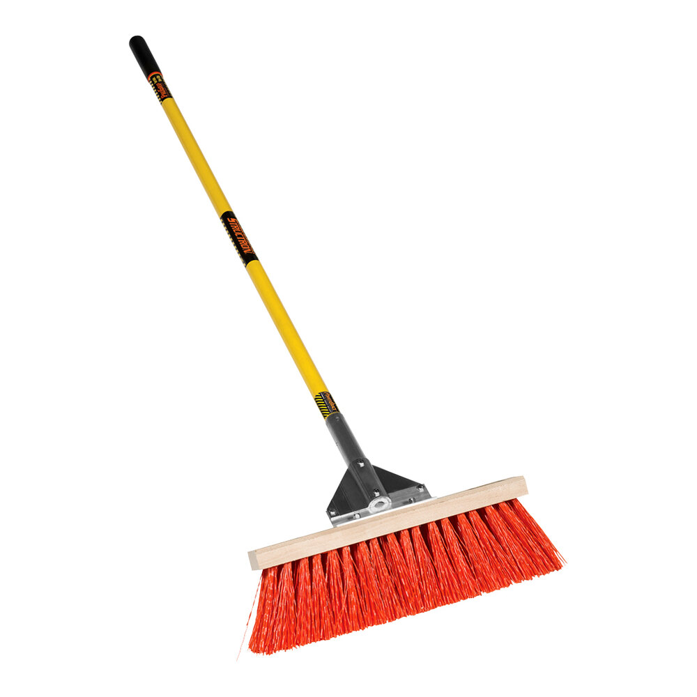 Structron S600 Power 82718 18" Street / Landscape Push Broom with 60 ...