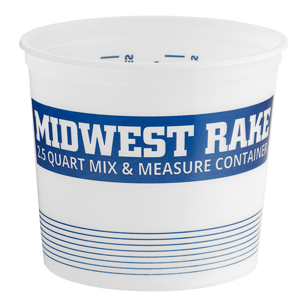 Midwest Rake S550 Professional 46223 2.5 Qt. Multi-Purpose Mixing Container