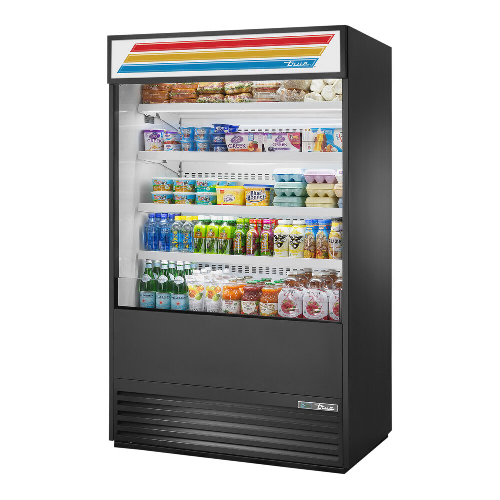 True TOAM-48-HC~TSL01 48" Refrigerated Air Curtain Merchandiser with ...
