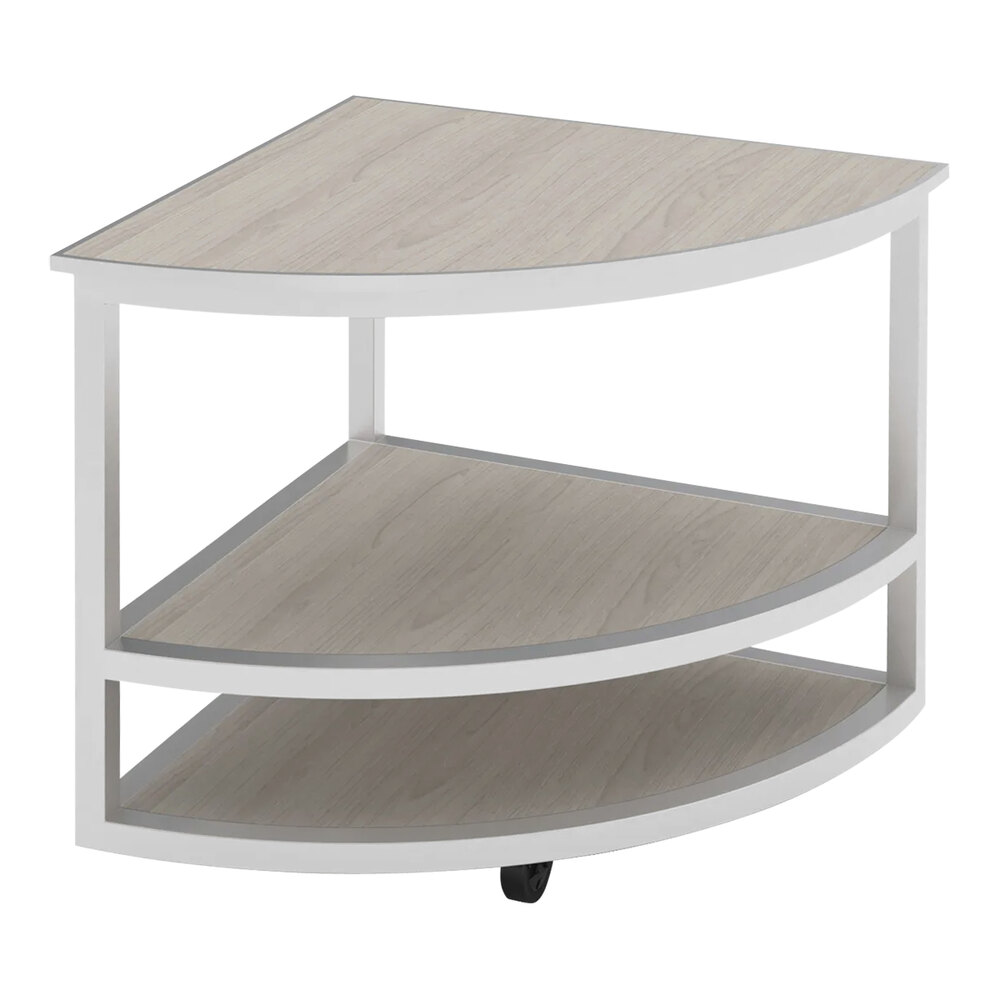 Bon Chef Nexus 31 1/2" x 31 1/2" x 33 1/2" Exposed Shelf Rounded Corner ...