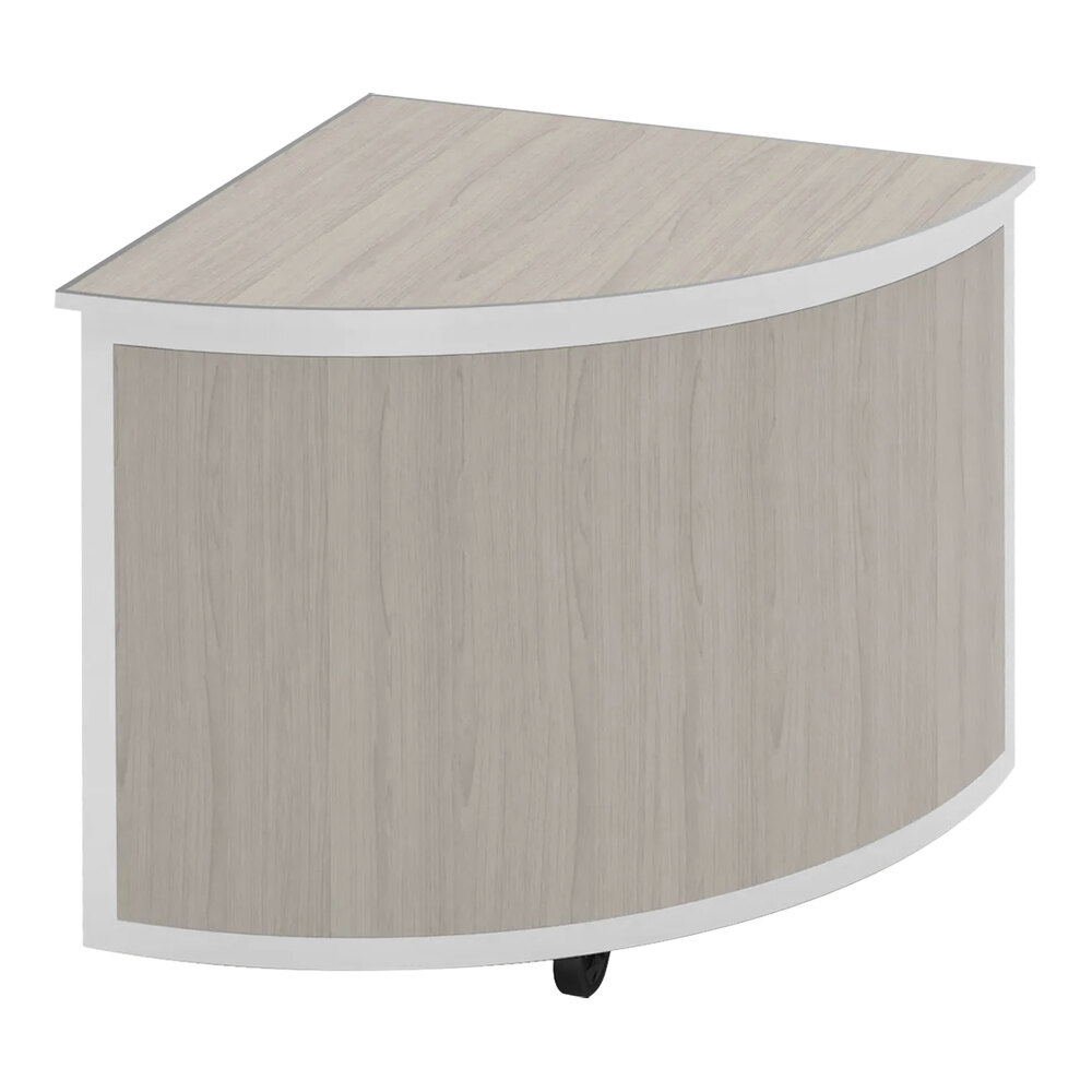 Bon Chef Nexus 31 1/2" x 31 1/2" x 33 1/2" Enclosed Shelf Rounded ...