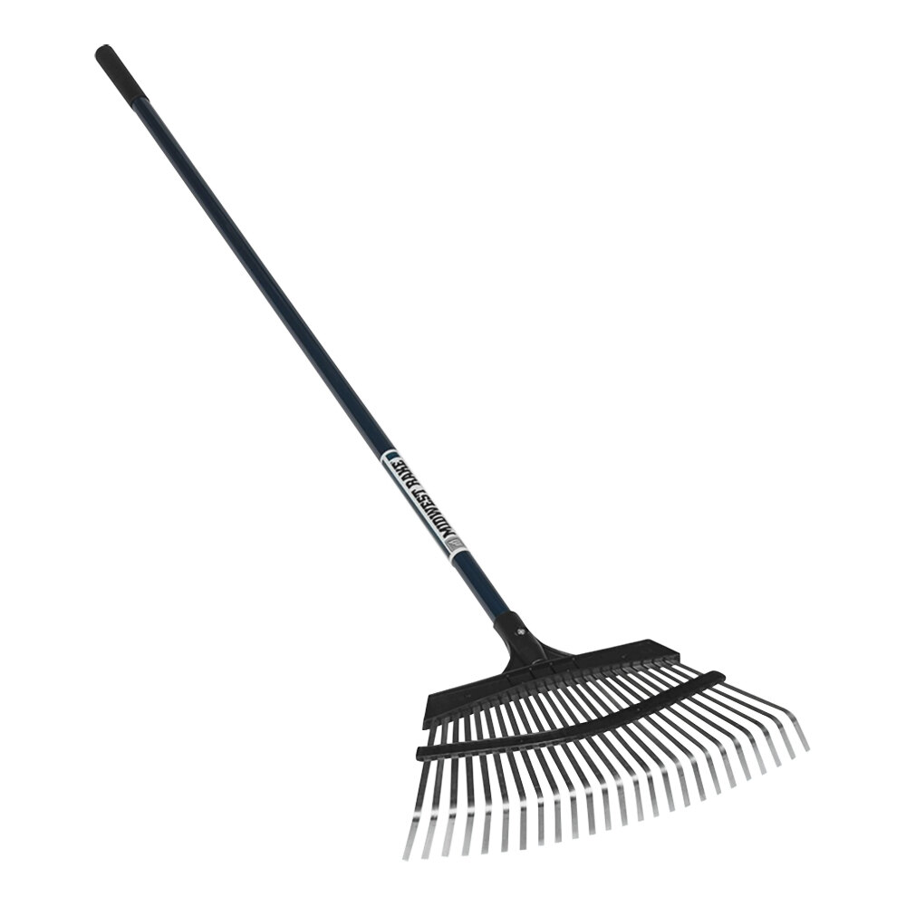 Seymour Midwest 18" ProGrade Pro-Flex Leaf Rake with 54" Powder-Coated ...