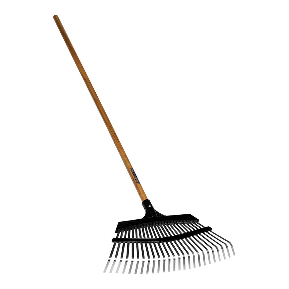 Seymour Midwest S400 Jobsite 18" Pro-Flex Leaf Rake with Hardwood ...