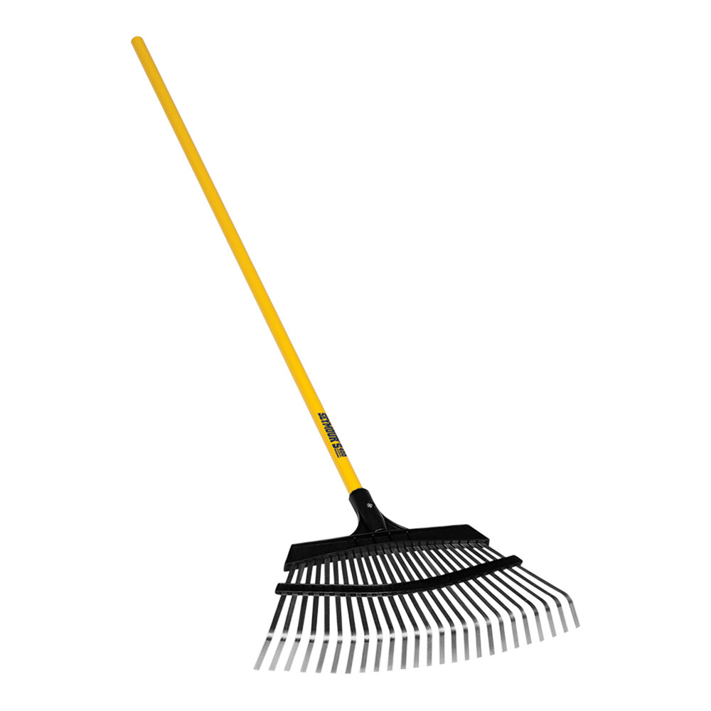 Seymour Midwest S400 Jobsite 18" Pro-Flex Leaf Rake with 48" Powder ...