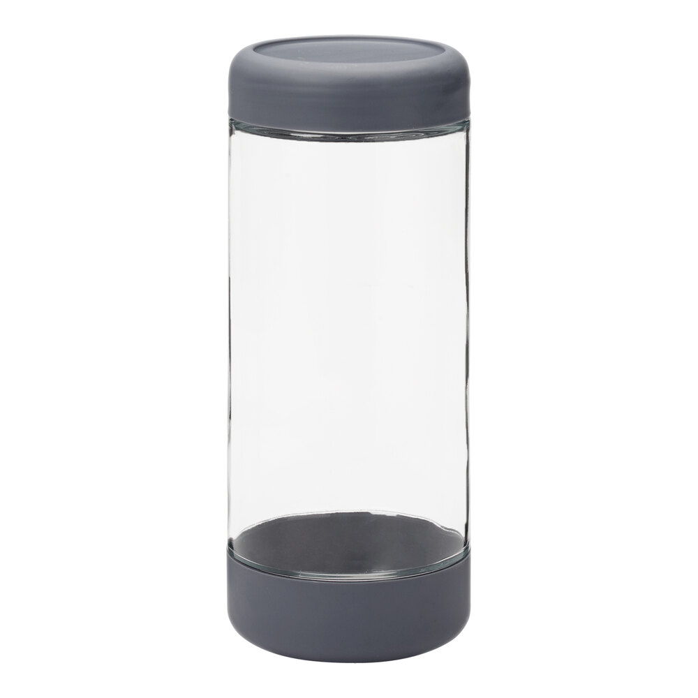Anchor Hocking Securelock Revolution 2 Qt. Stackable Glass Jar with ...