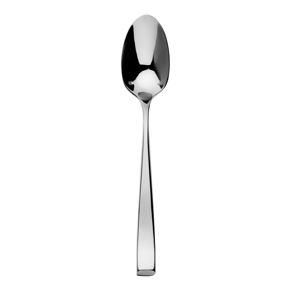 Arcoroc Liv Gunmetal 6 1/2" 18/0 Stainless Steel Heavy Weight Teaspoon ...