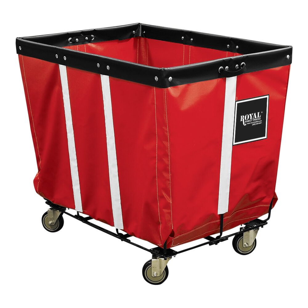 Royal Basket Trucks 12 Cu. Ft. Red Vinyl Permanent Liner Basket Truck ...