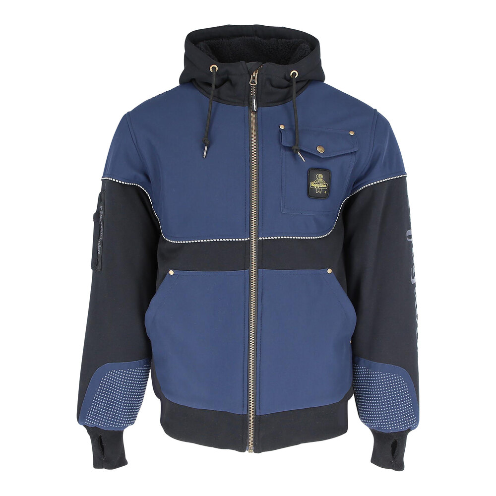 RefrigiWear 54 Gold Hybrid Navy Insulated Sweatshirt 8454RNAVLAR - Large
