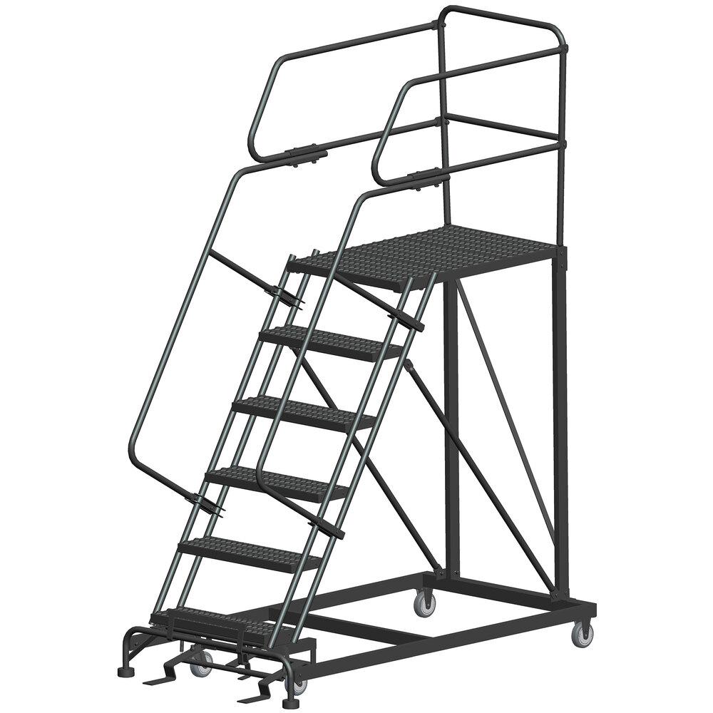 Ballymore 6-Step Heavy-Duty Steel Cal/OSHA Compliant Mobile Work ...
