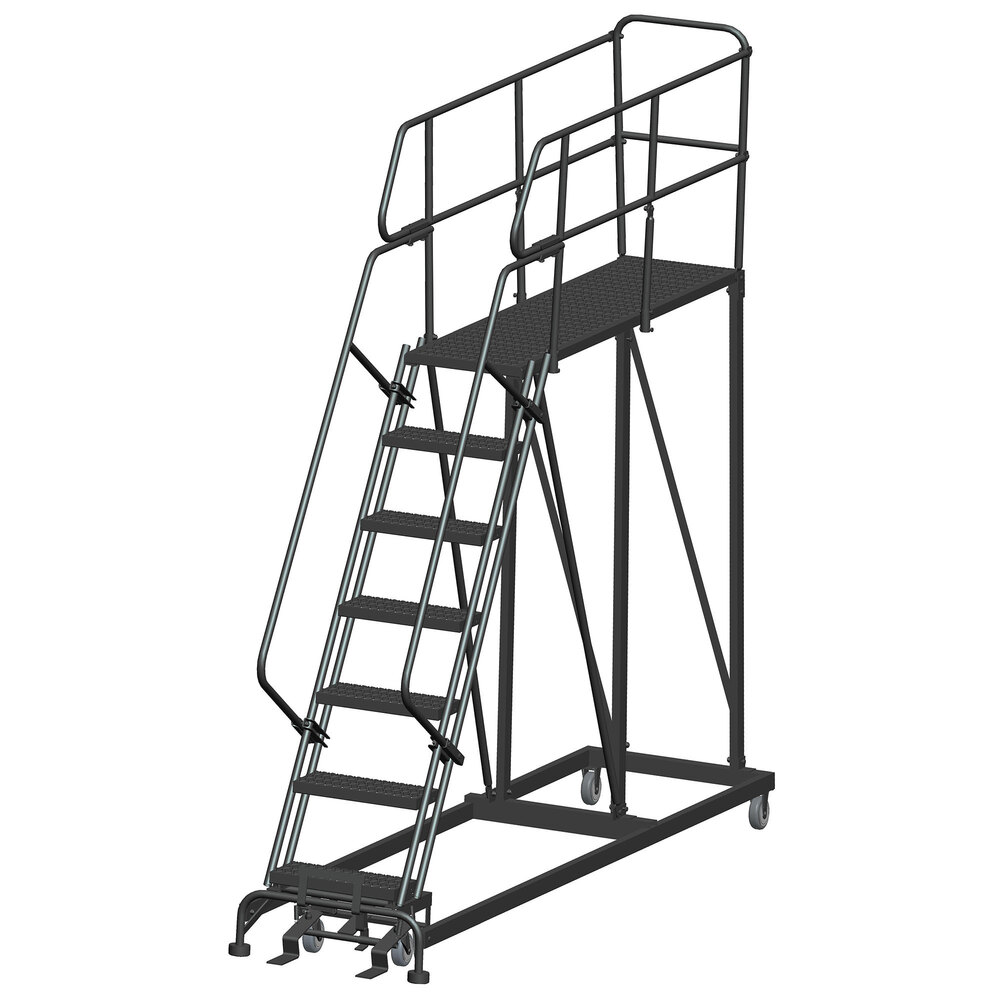 Ballymore 7-Step Heavy-Duty Steel Cal/OSHA Compliant Mobile Work ...