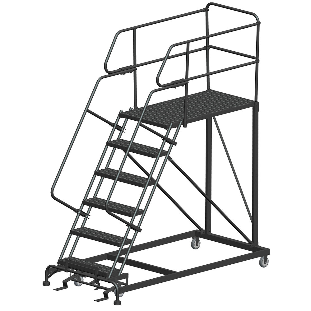 Ballymore 6-Step Heavy-Duty Steel Cal/OSHA Compliant Mobile Work ...