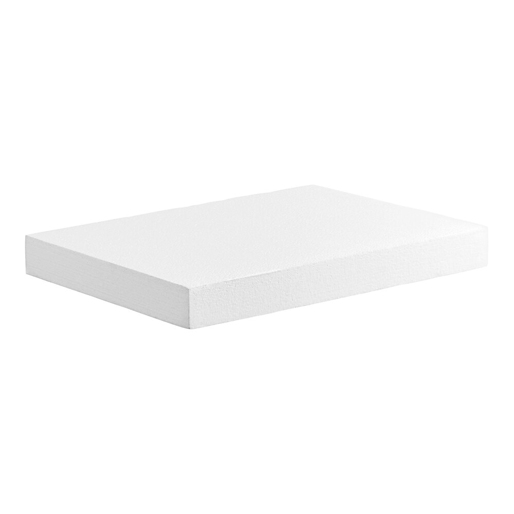 Baker's Lane 18" x 14" x 2" Foam Rectangular Cake Dummy