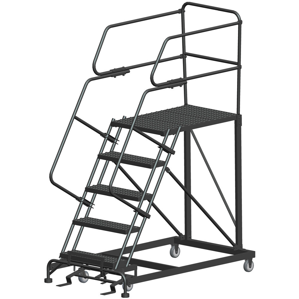 Ballymore 5-Step Heavy-Duty Steel Cal/OSHA Compliant Mobile Work ...