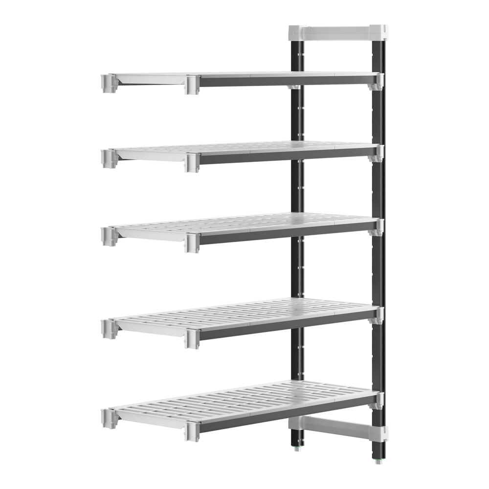 Cambro EXA184264V5480 Camshelving® Elements XTRA 5-Shelf Vented Add-On ...